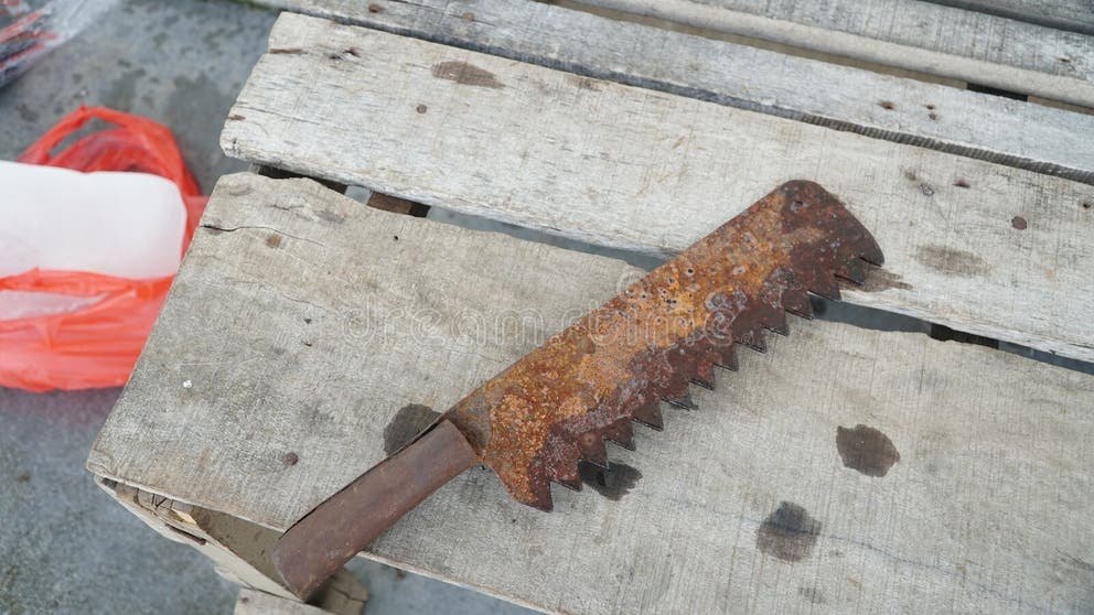 Ice Parakeets that are Rusty are Not Suitable for Use Stock Photo ...