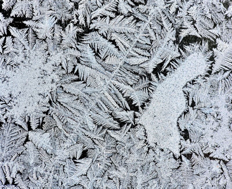 Ice Pattern on a Window, Montana. Stock Image - Image of frost, snow ...