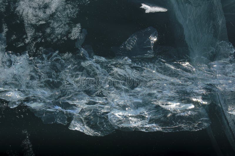 Ice Pattern, Texture, Water, Baikal Stock Photo - Image of pattern ...