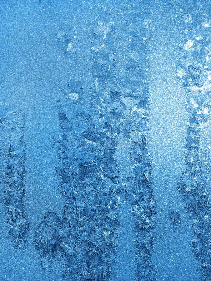 Ice Pattern on Winter Glass Stock Photo - Image of frozen, beauty: 72436454
