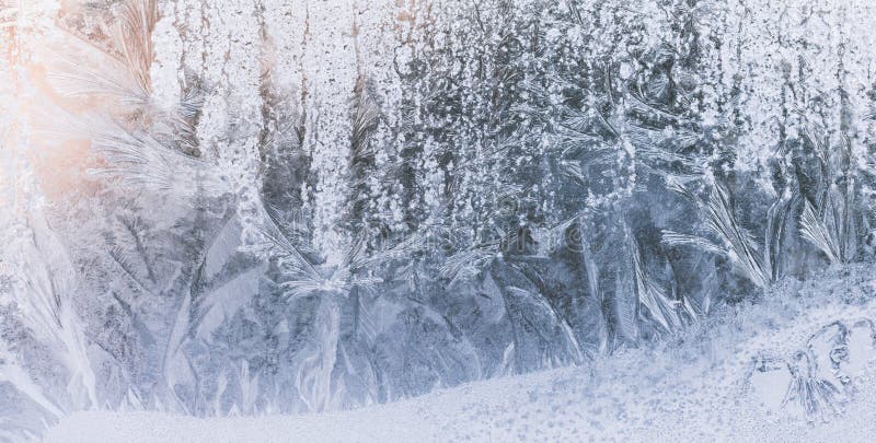 Frost drawing of on glass stock photo. Image of tracery - 79826998