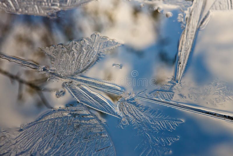Ice patterns stock photo. Image of imagery, textured - 28416872