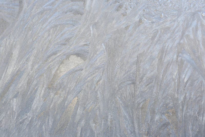 Ice Patterns on Frozen Window Stock Photo - Image of frost, natural ...
