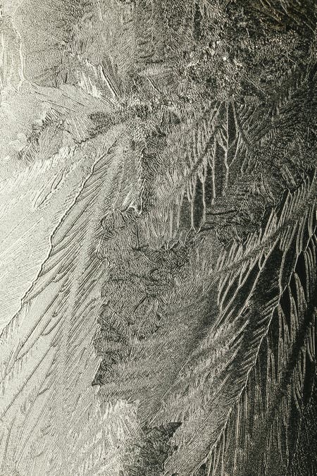 Ice patterns on glass stock image. Image of detailed, wintertime - 7929029