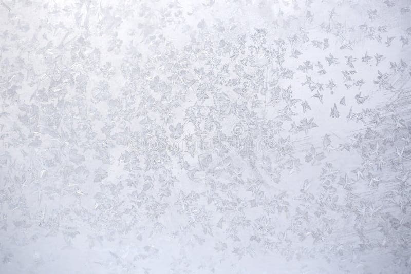Ice Patterns on Winter Glass. Abstract White Background, Wallpaper ...