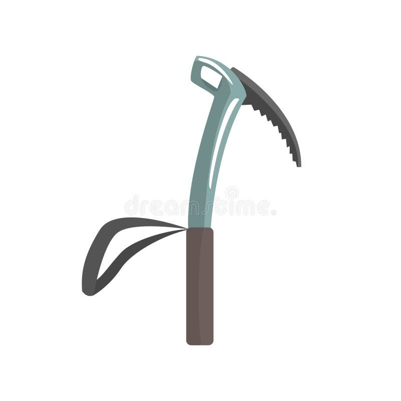 Ice Pick, Axe for Climbing, Equipment for Mountaineering Vector ...