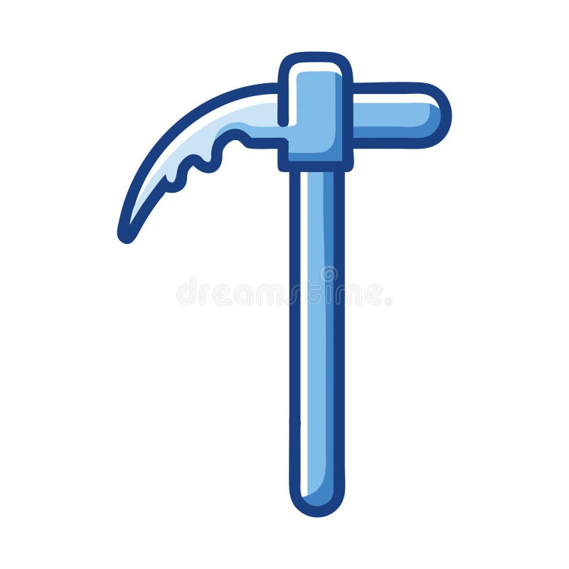 Ice Pick Mountaineering Tool Winter Adventure Icon Stock Vector ...