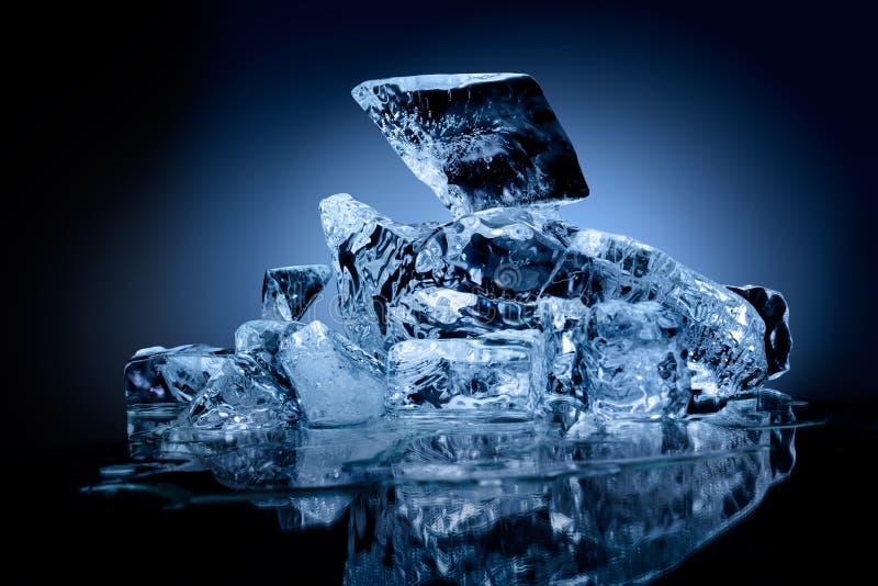 Ice pieces. stock photo. Image of closeup, cocktail, glacial - 91650156