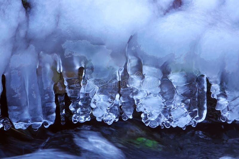 Ice pillar stock image. Image of frore, flowing, crystal - 83374247