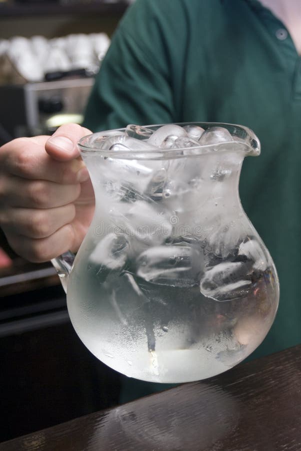 Ice in a pitcher stock photo. Image of close, cool, cold - 2903934