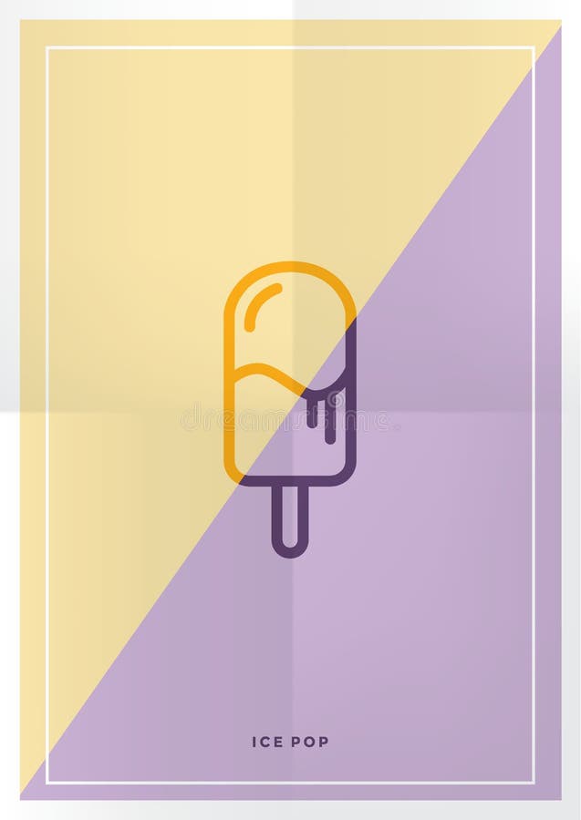 Ice Pop Design. Vector Illustration Decorative Design Stock Vector ...