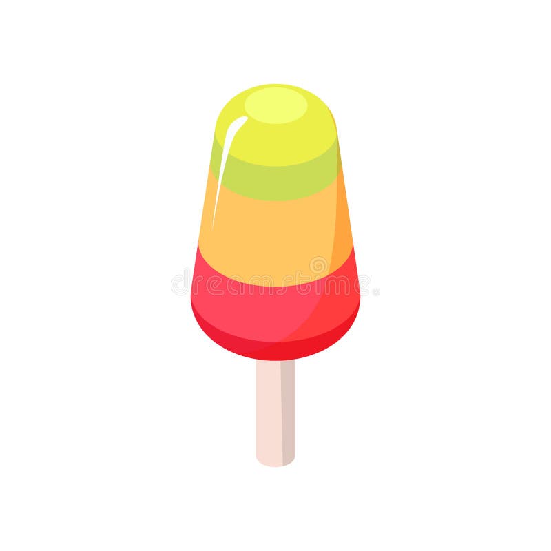 Ice Pop Icon stock vector. Illustration of white, clipart - 226695424