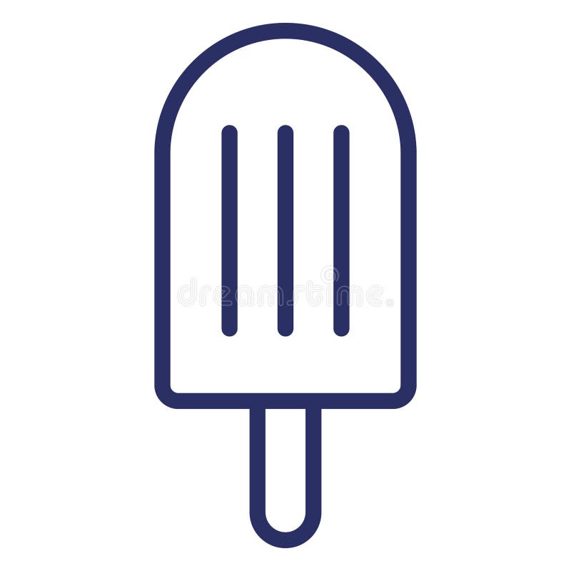 Ice Pop Isolated Isolated Vector Icon Easily Editable Easily Editable ...