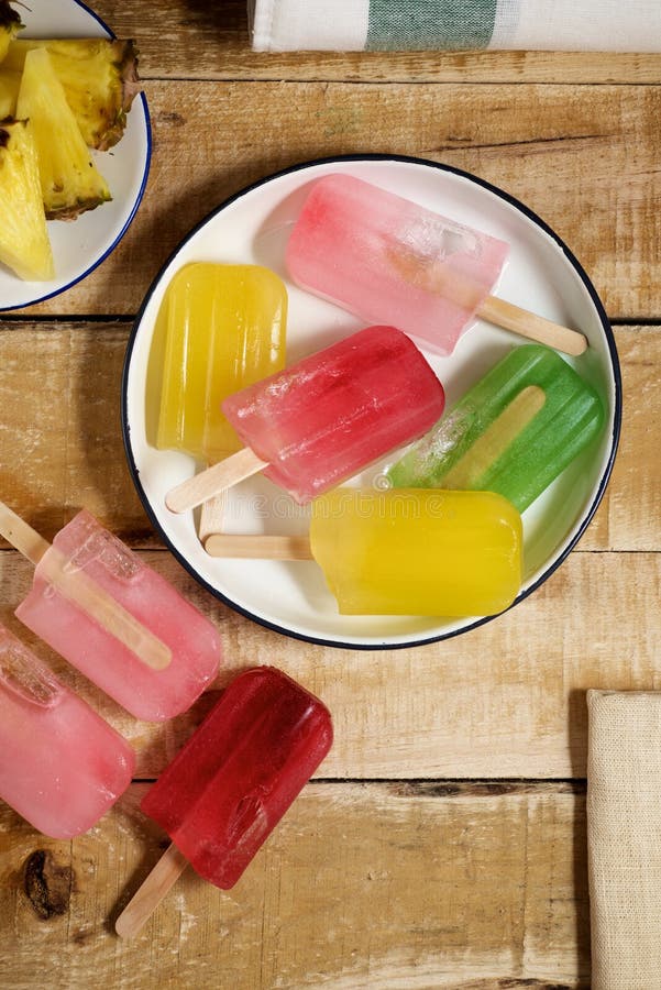Ice popsicles view stock photo. Image of lollipop, lollypop - 119558486