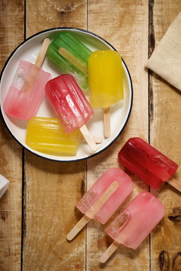 Ice popsicles view stock image. Image of dessert, popsicles - 119558523