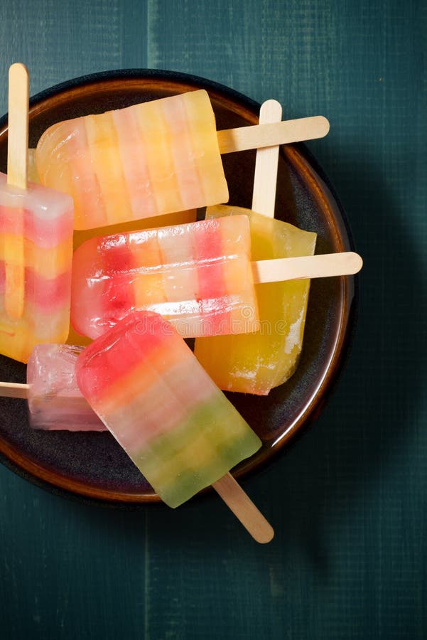 Ice popsicles view stock photo. Image of delicious, cuisine - 145699264