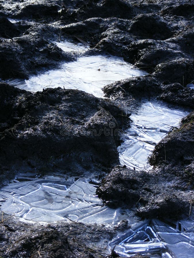 Ice Puddles stock image. Image of winter, frost, puddles - 14806759