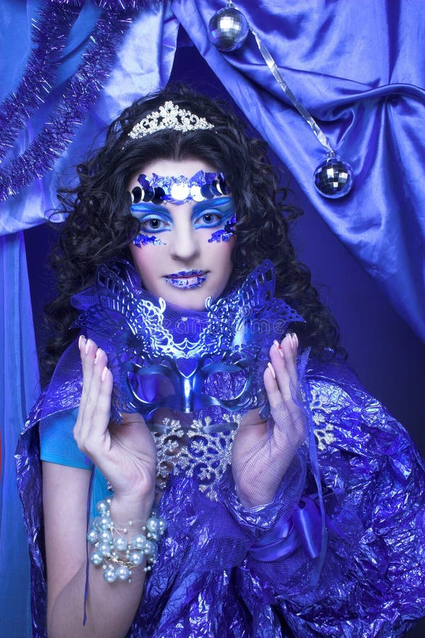 Ice queen. stock photo. Image of diadem, celebration - 37687536