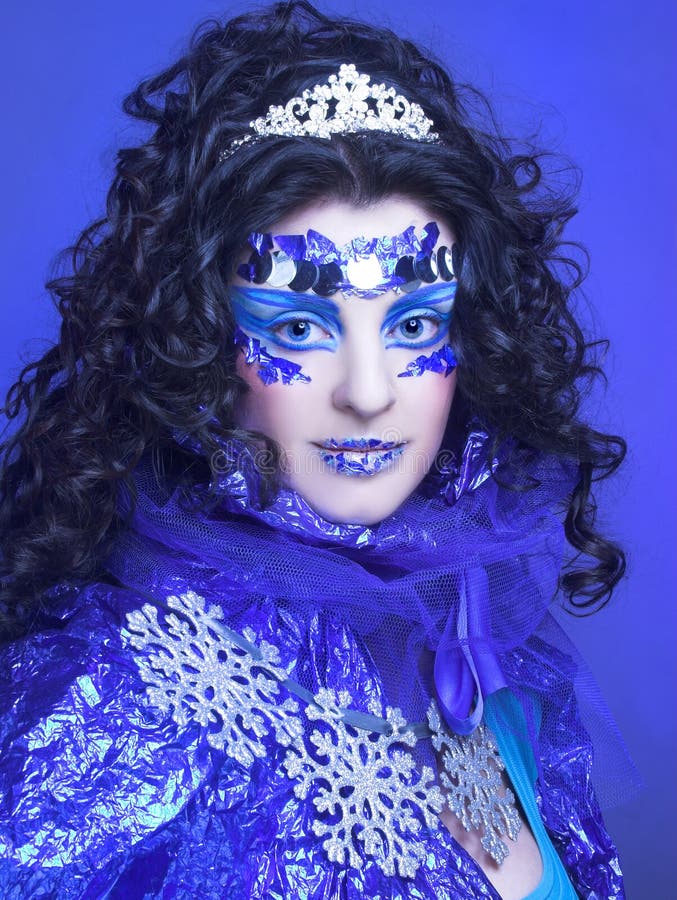 Ice queen. stock image. Image of holiday, cool, fantasy - 37759281