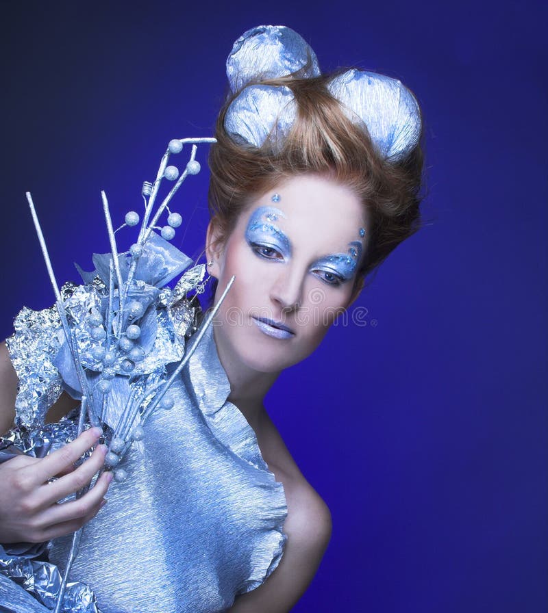 Ice-queen. stock image. Image of girl, beautiful, person - 37862887