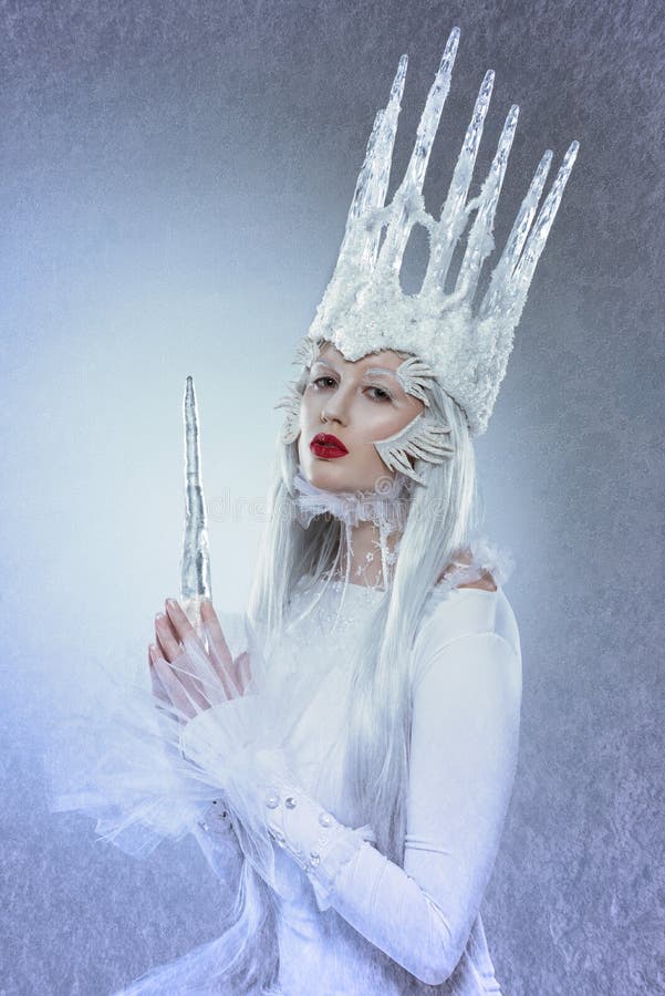 Ice queen stock image. Image of princess, portrait, corset - 36123535