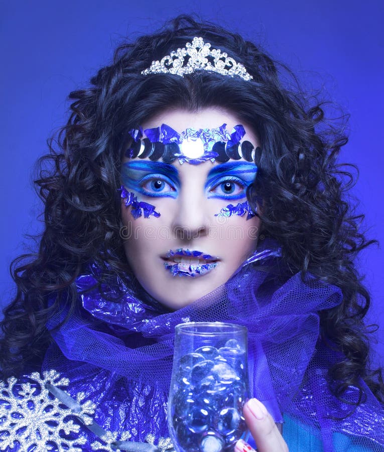 Ice queen. stock photo. Image of diadem, celebration - 37687536