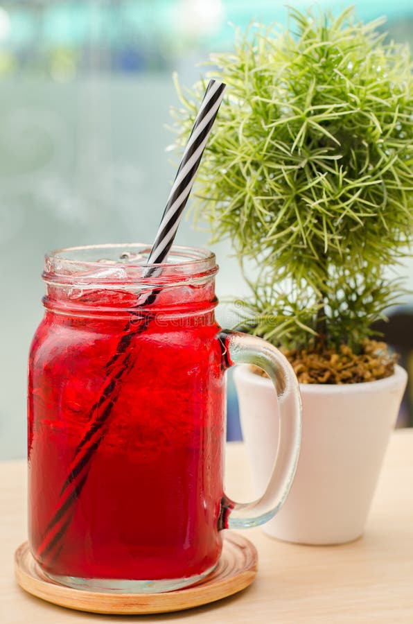 Ice red drink stock image. Image of water, fresh, healthy - 63727835