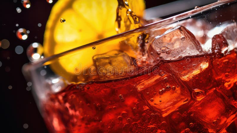 Ice red syrup stock illustration. Illustration of tasty - 369614494