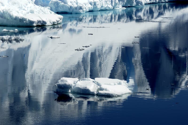 Ice reflections stock image. Image of christmas, change - 2562179