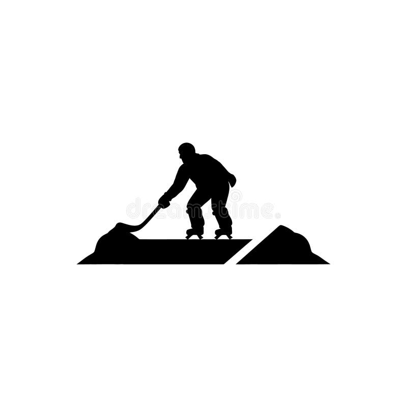 Ice Rink Icon - Simple Vector Illustration Stock Vector - Illustration ...