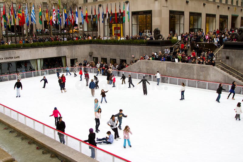 Ice Rink, New York editorial stock image. Image of autumn - 34822979
