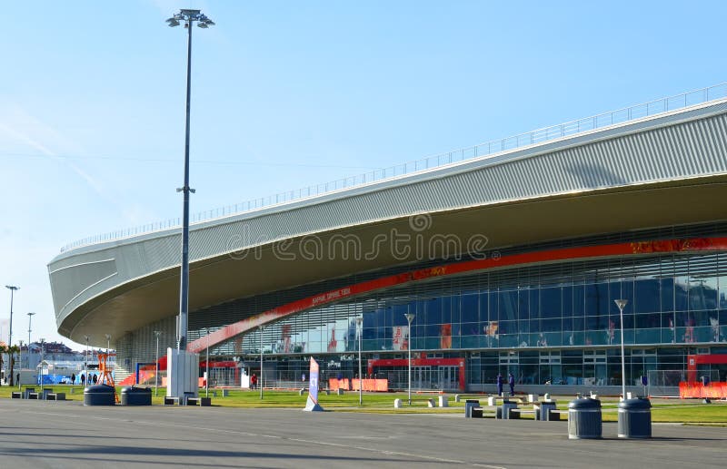 Adler-arena Speed Skating Stadium at XXII Winter Olympic Games ...
