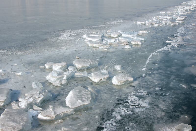 Ice river stock photo. Image of wintertime, freeze, chunks - 28657284