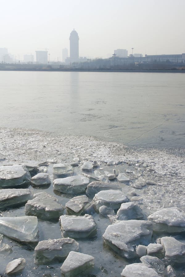 Ice river stock photo. Image of china, winter, scenic - 28658516
