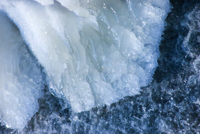 Ice and river stock image. Image of river, color, climate - 6674009