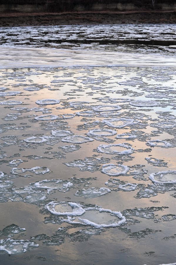 Ice river stock image. Image of crossing, freeze, icebound - 7301015
