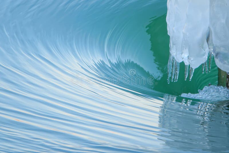 Ice river stock photo. Image of close, icicles, icicle - 141045612