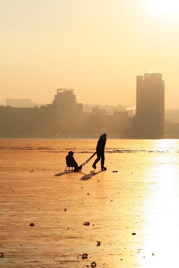 Ice scathing stock image. Image of rink, recreation, winter - 7469351