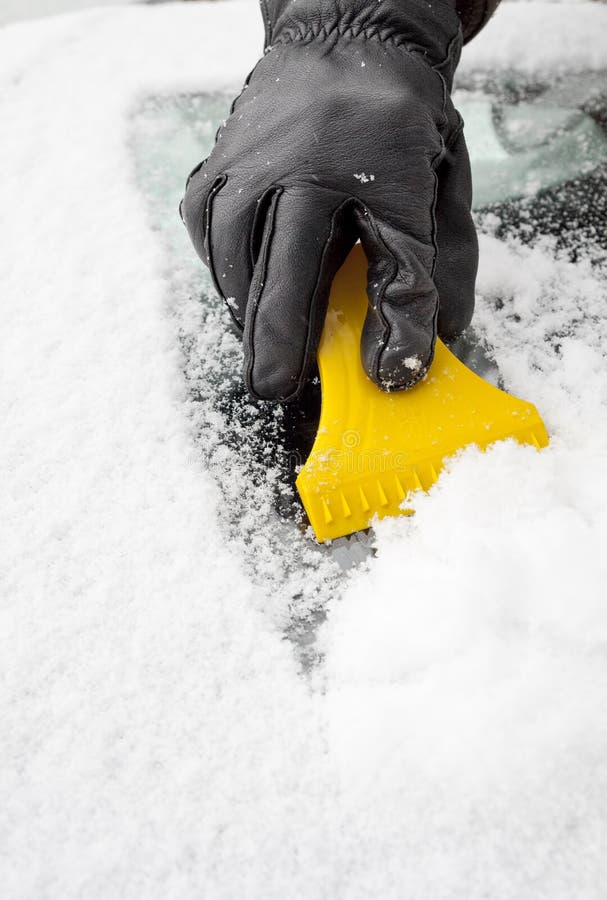 Ice scraper stock photo. Image of frost, hand, cold, windscreen - 23495762