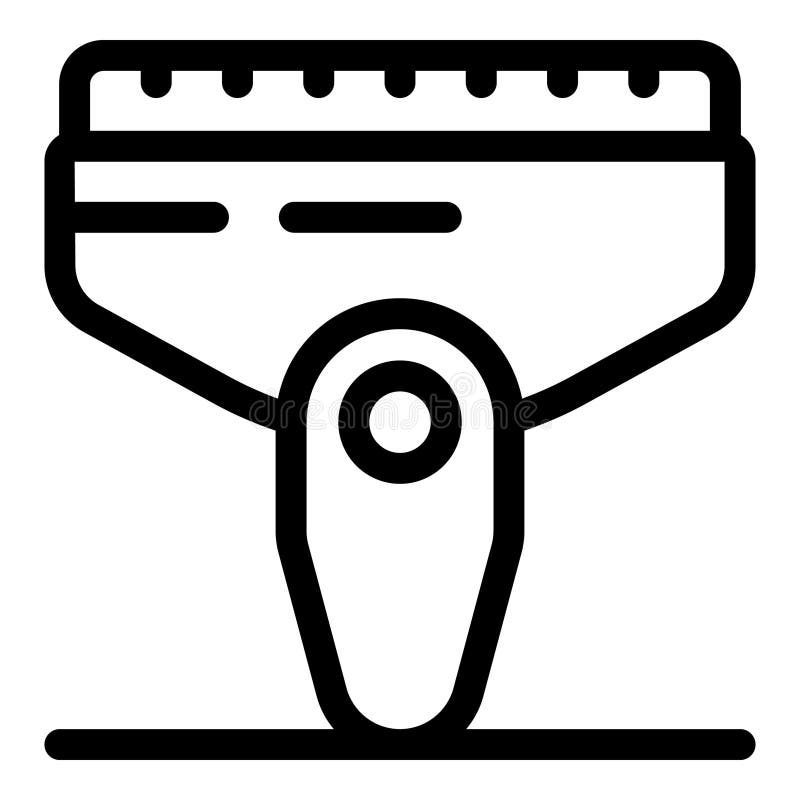 Ice Scraper Removing Ice from Windshield Icon Stock Illustration ...