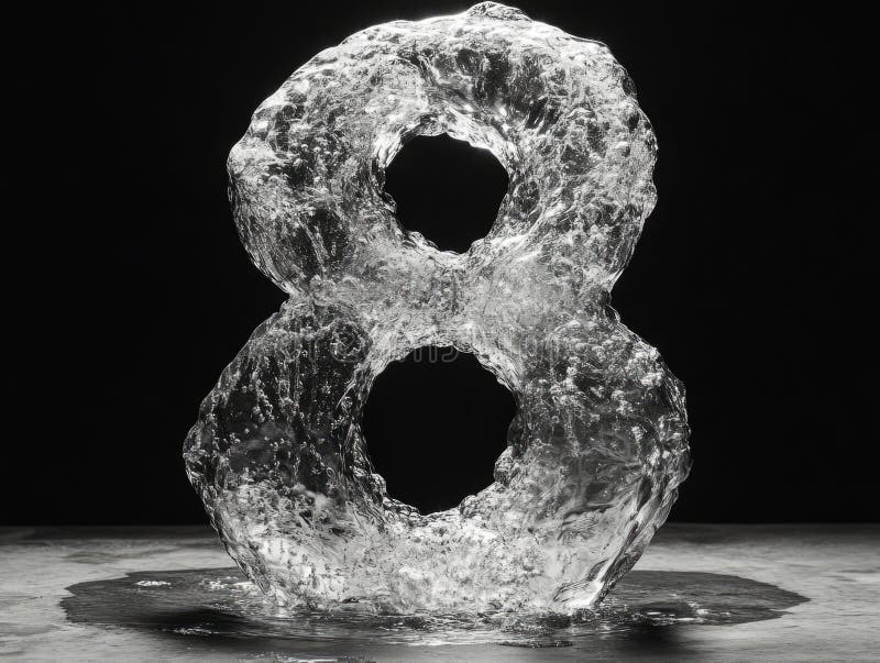 Ice Sculpture Number Eight Stock Photos - Free & Royalty-Free Stock ...