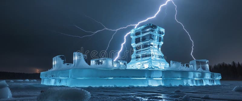 The Lightning Strikes between Stormy Clouds Stock Photo - Image of ...