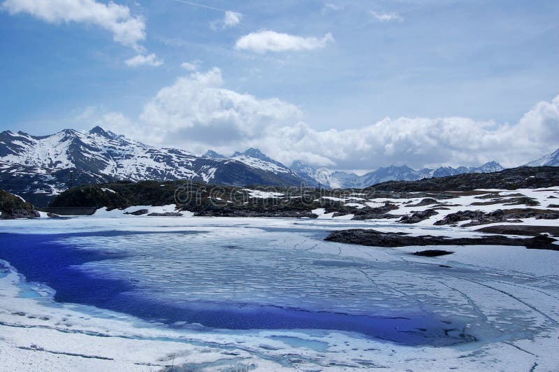 Ice See stockfoto. Bild von wolken, nord, horizont, frech - 7069604