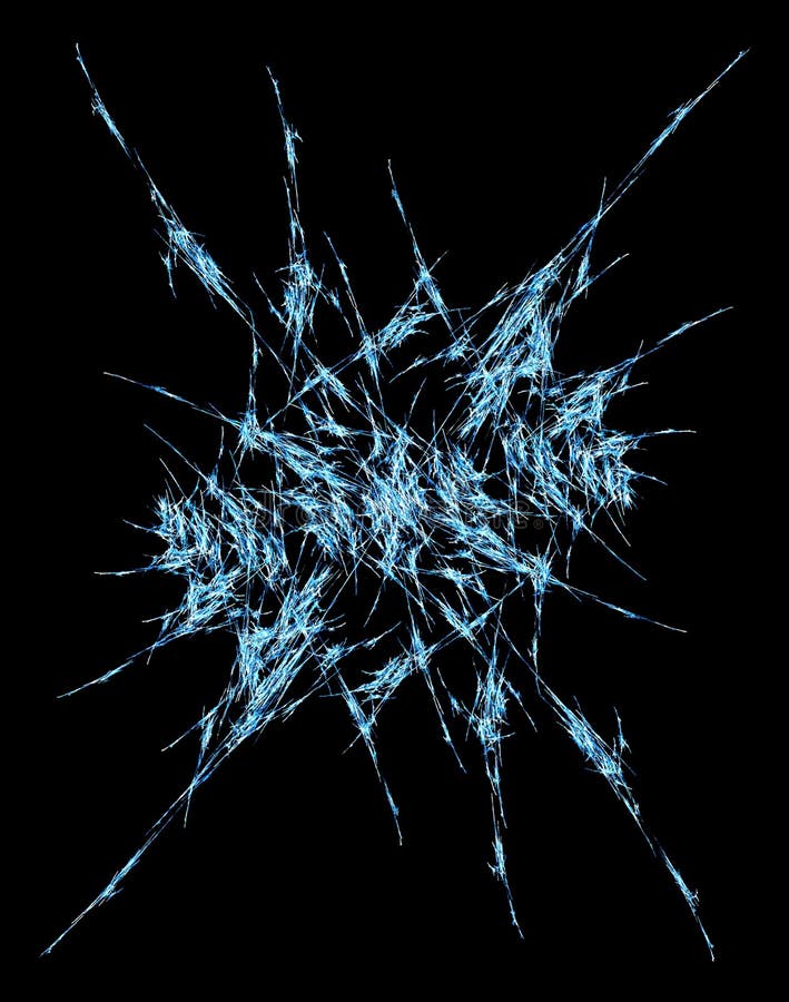 Ice Shard Brittle Threads Abstract Stock Illustration - Illustration of ...
