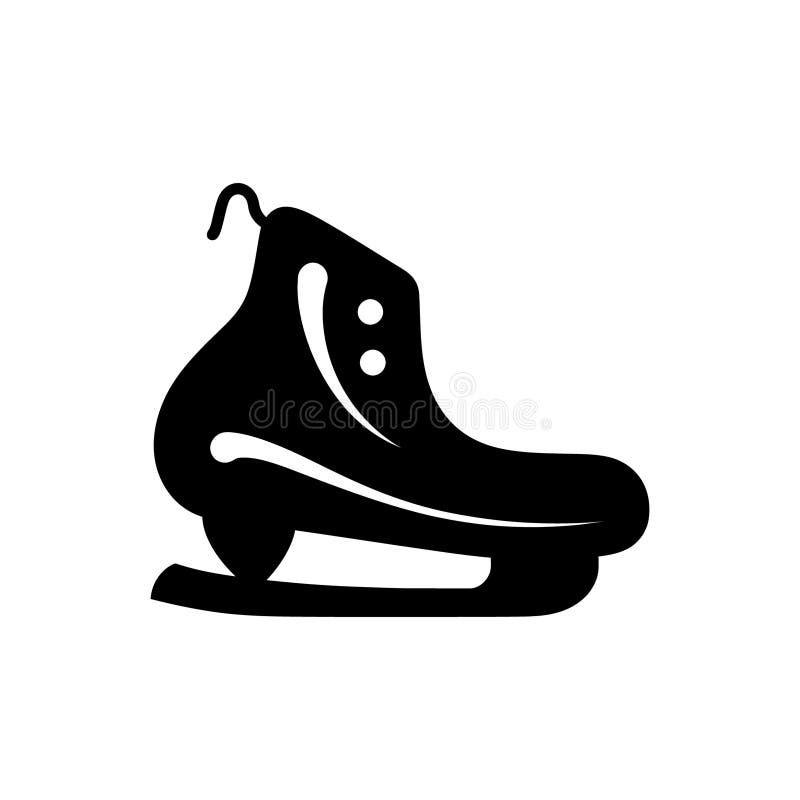 Ice Skate Blade Icon stock vector. Illustration of figure - 296706903