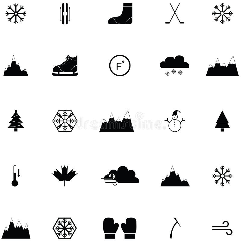 Ice skate icon set stock vector. Illustration of graphic - 120566250