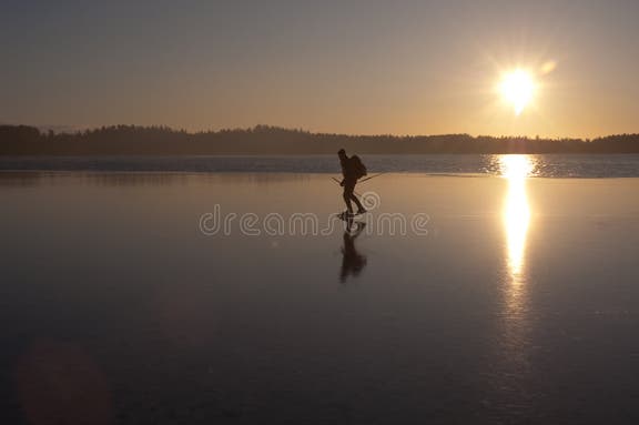 Ice skating stock image. Image of skate, activity, reflection - 7854085