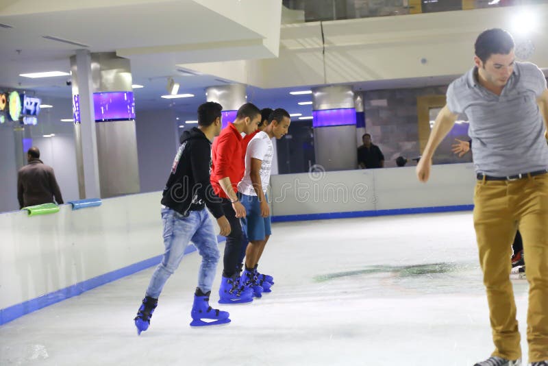 Ice skating editorial photography. Image of panoramic - 46384417