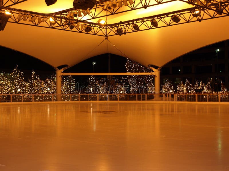 Ice skating rink stock image. Image of rink, hockey, skate - 27718413