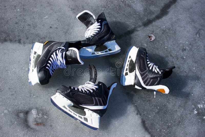 Ice Skating Winter Open Water Sunny Day Stock Photos - Free & Royalty ...